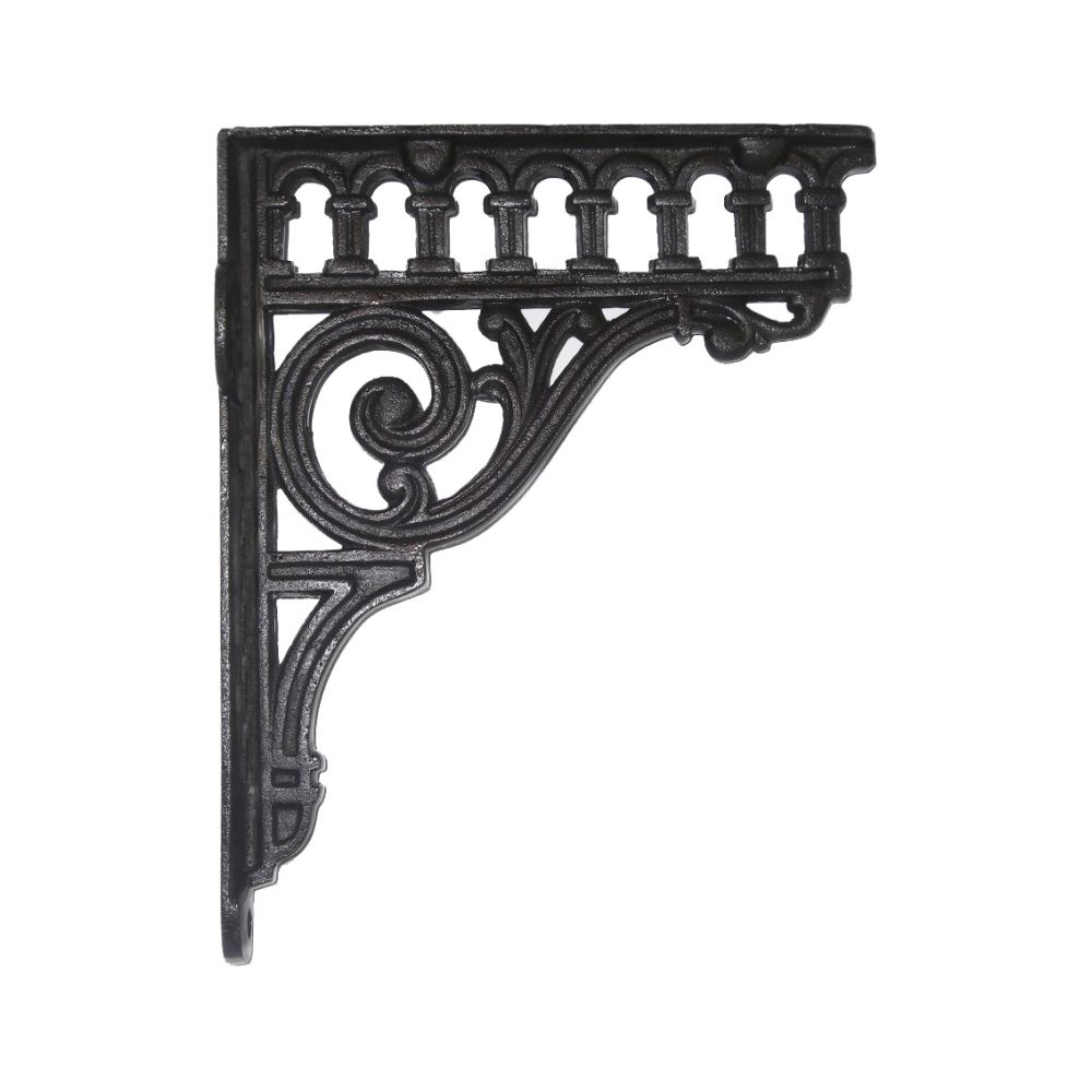 "Ribbleshead" Classic Railway Bracket in Cast Iron 26 x 21cm | Black ...