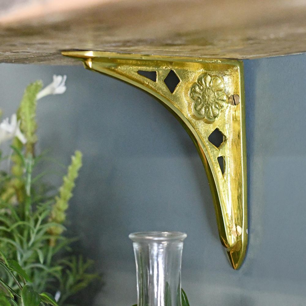 Brass Shelf Brackets | Black Country Metalworks