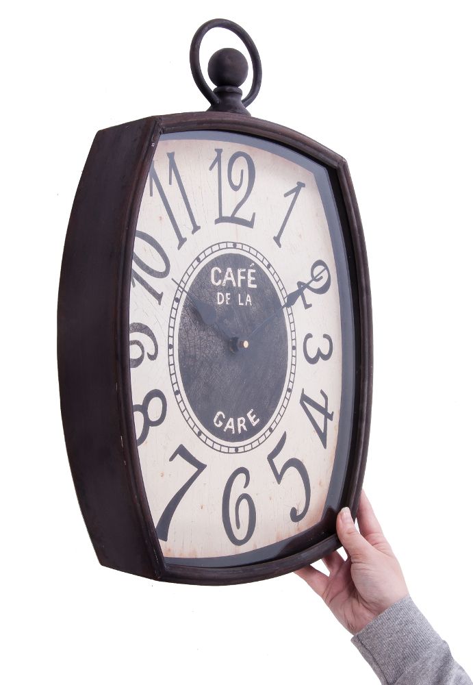 Cafe De La Gare Clock Giant Fob, Wall Clock | Black Country Metalworks