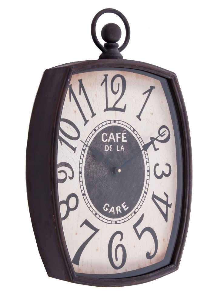 Cafe De La Gare Clock Giant Fob, Wall Clock | Black Country Metalworks