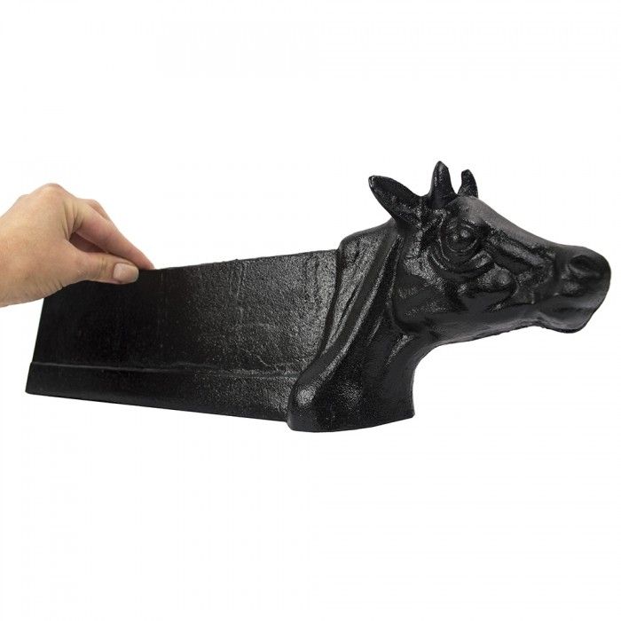 Cast Iron Cow Boot Scraper | Black Country Metalworks