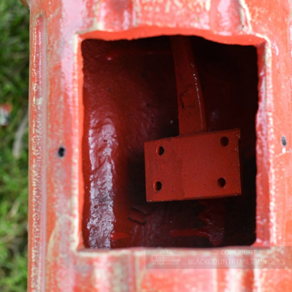 "Lady Clementine" Antique Red Cast Iron Lamp Post 3.1m | Black Country ...