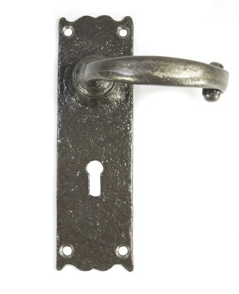 "Aldrington" Cast Iron Lever Handle | Black Country Metalworks