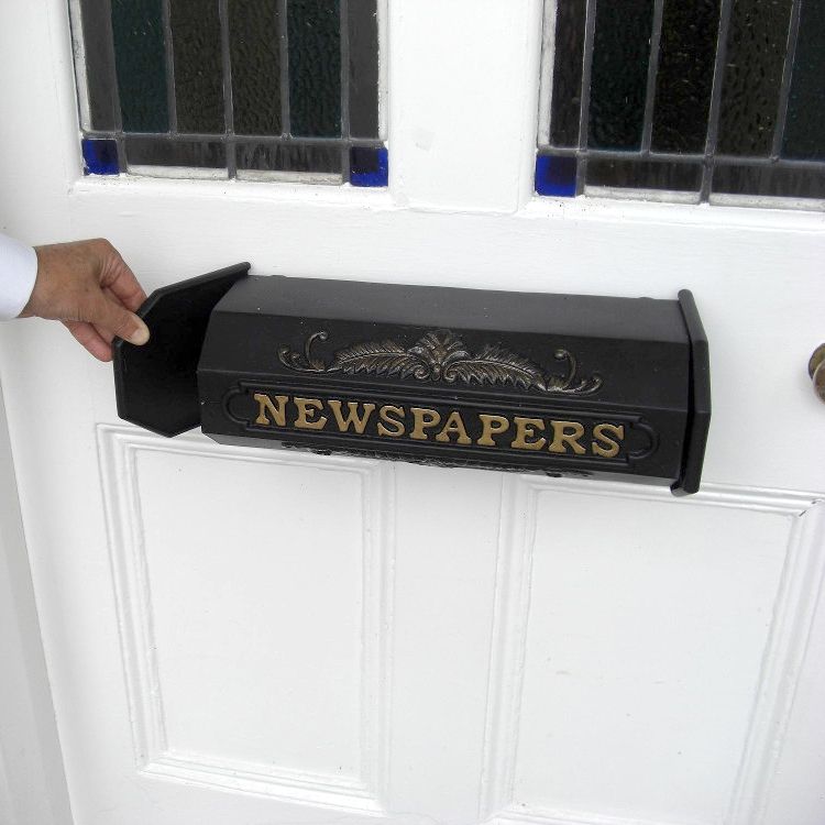 "Times Past Victorian" Black Styled Newspaper Box | Black Country ...
