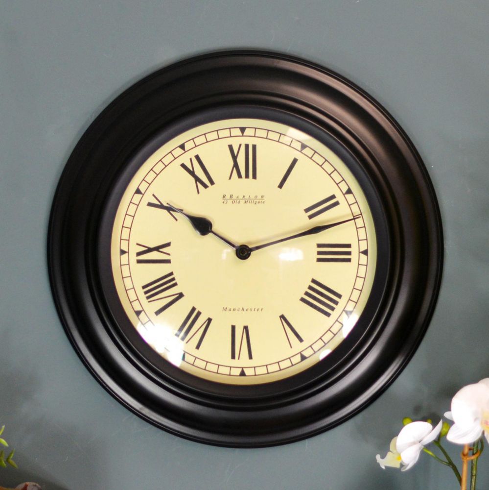 “Charmont” Chateau Wall Clock | Black Country Metalworks