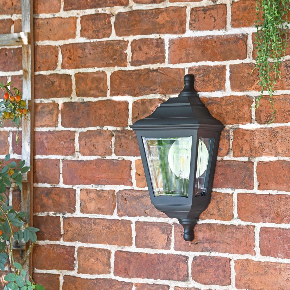 "Clifton" Flush Wall Mounted Porch Light | Black Country Metalworks