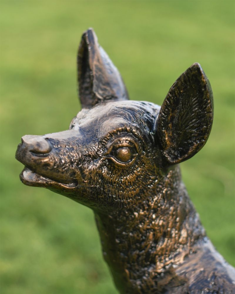 "Willow" Baby Doe On Base Garden Sculpture | Black Country Metalworks