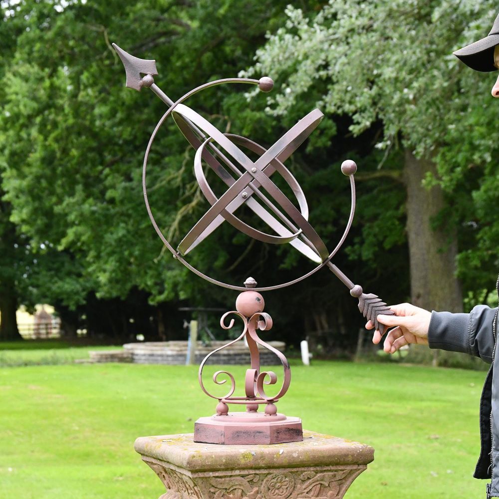 Concordia Armillary Wrought Iron Scroll Design | Black Country Metalworks