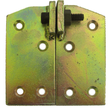 Yellow Pacivated Steel Conservatory Bracket | Black Country Metalworks