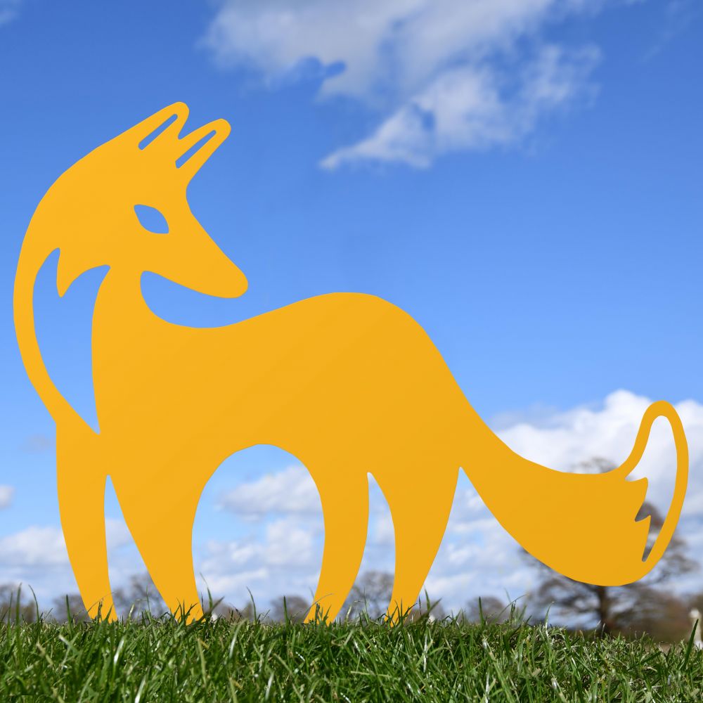 Contemporary Fox Silhouette- Various Colours | Black Country Metalworks