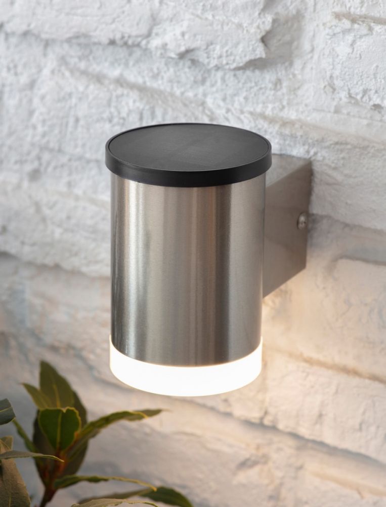 Contemporary Stainless Steel LED Solar Light | Black Country Metalworks