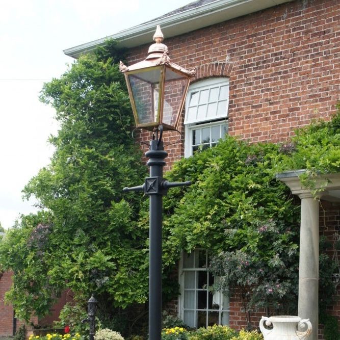 Victorian Extra Large Lantern & Lamp Post Set | Black Country Metalworks
