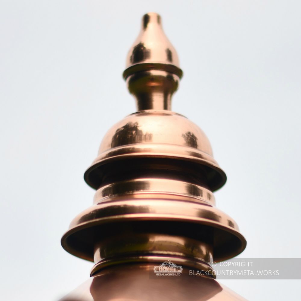 Rose Gold and Copper Finish Harrogate Lamp Post 2.25m | Black Country ...
