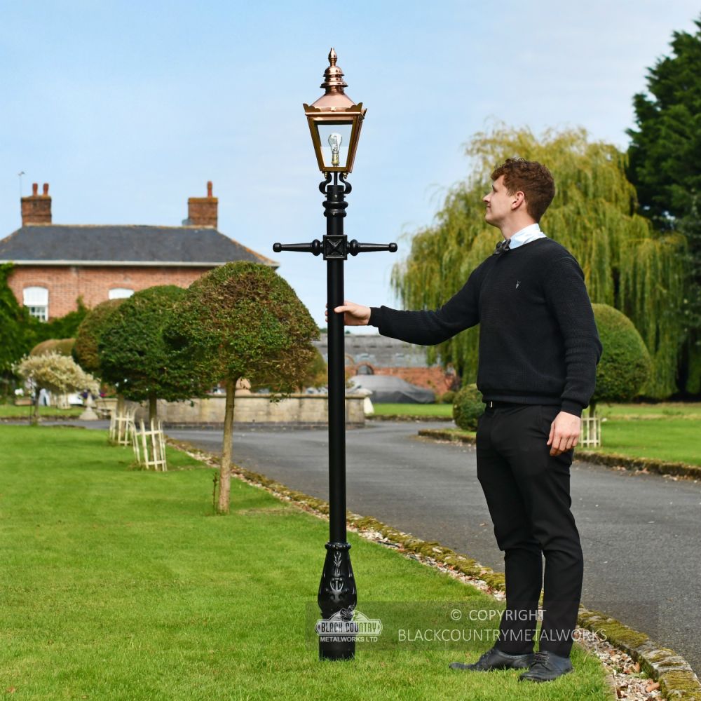 Copper Harrogate Lamp Post 2.25m | Black Country Metalworks