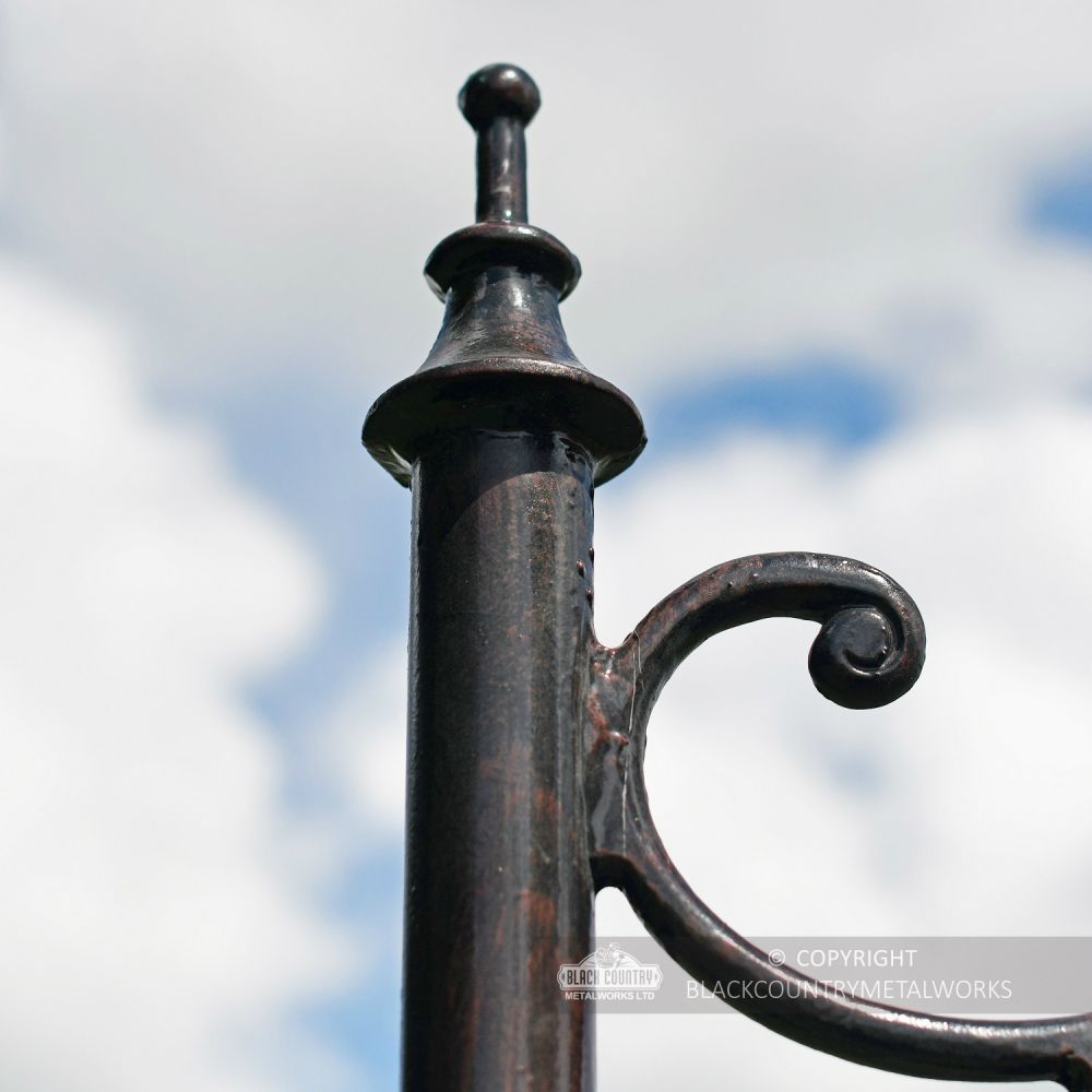 "Lord Regus" Antique Brown Ornate Gothic Cast Iron Lamp Post 2.5m ...