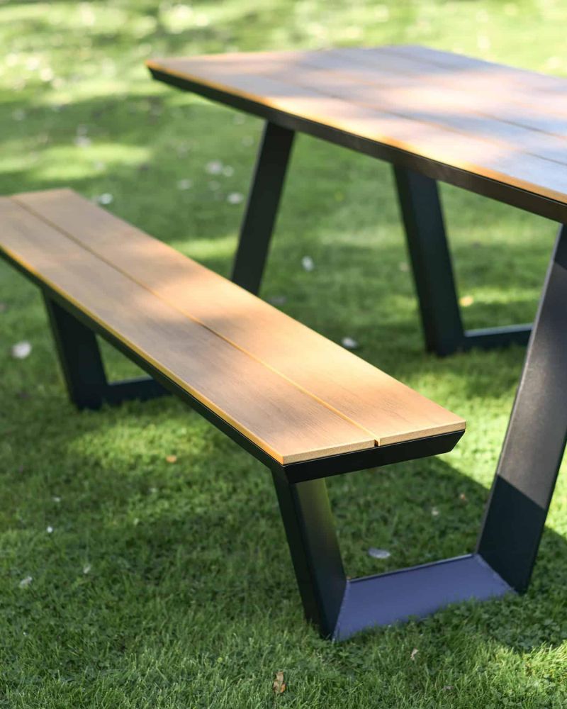 Deluxe Contemporary "Westfield" Four Seater Park Bench | Black Country ...
