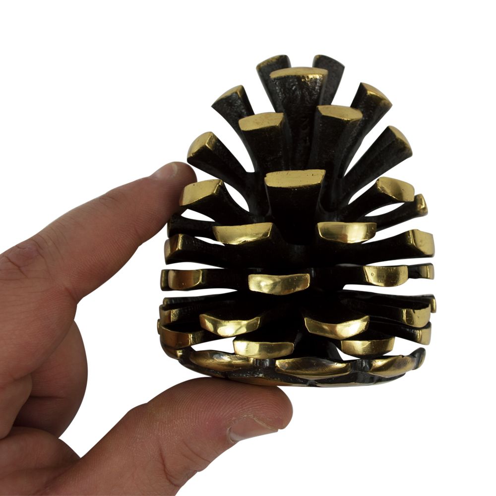 Solid Brass Pine Cone Door Knocker | Black Country Metalworks