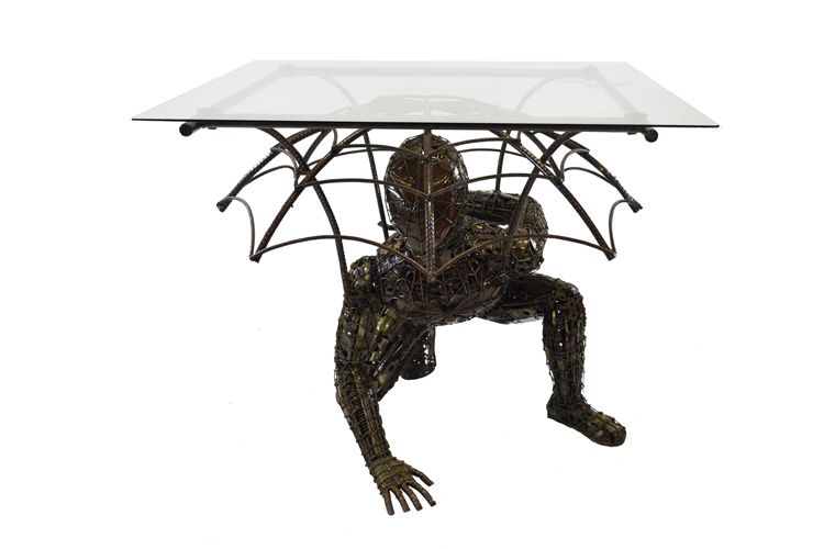 "Spidey" Spider-Man Table | Black Country Metalworks