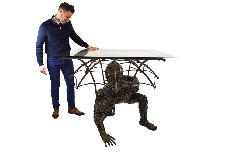 "Spidey" Spider-Man Table | Black Country Metalworks