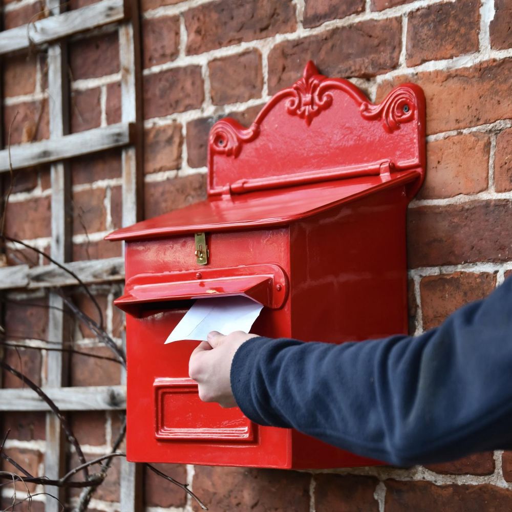 “Pomodoro” Goldhay Secure Post and Parcel Box | Black Country Metalworks