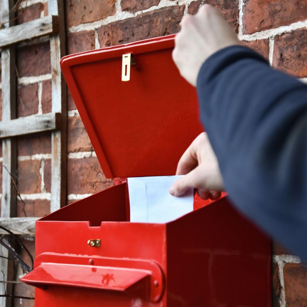 “Pomodoro” Goldhay Secure Post and Parcel Box | Black Country Metalworks