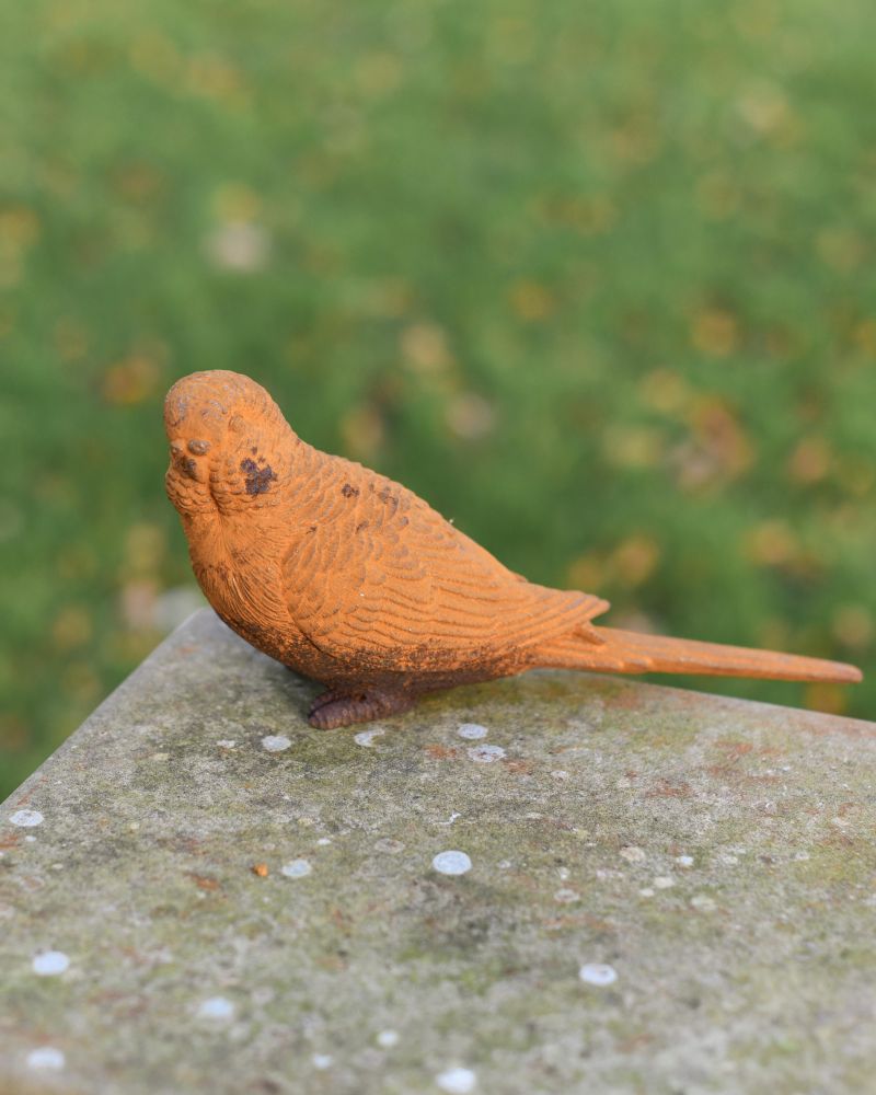 Rustic Cast Iron Bird Garden Sculpture | Black Country Metalworks