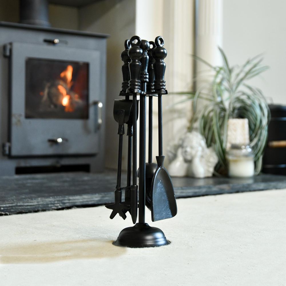 "Duchess" Iron Fireside Companion Set 42cm | Black Country Metalworks