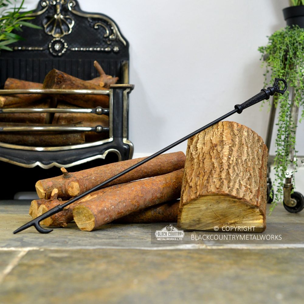 "Victorian" Style Fireside Poker | Black Country Metalworks