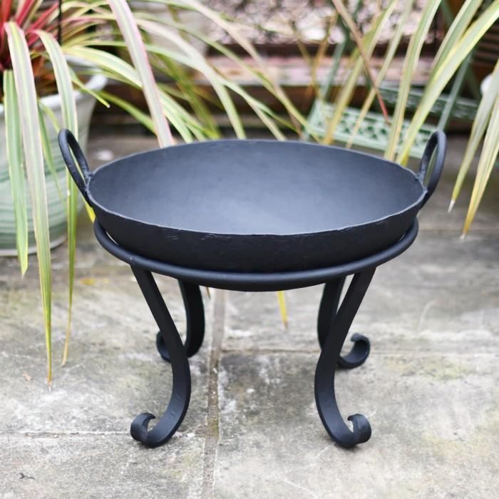 Kadai Fire Bowls | Indian Cooking Bowls | Outdoor Living | Black ...