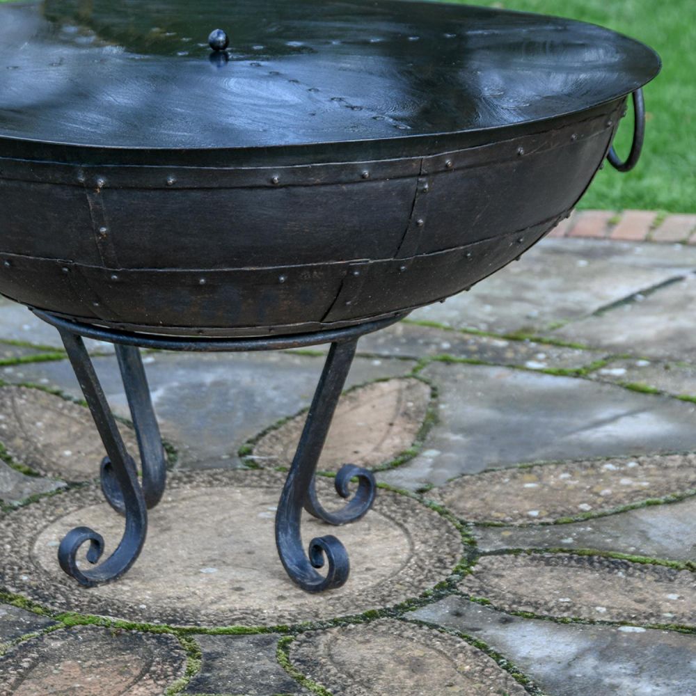 Kadai Fire Bowl Lid- 100cm | Black Country Metalworks