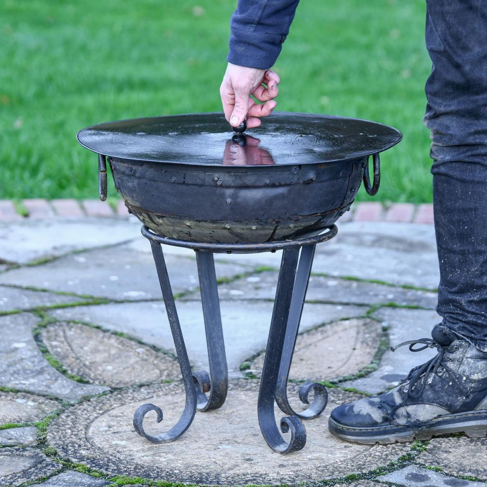 Kadai Fire Bowl Lid- 50cm | Black Country Metalworks