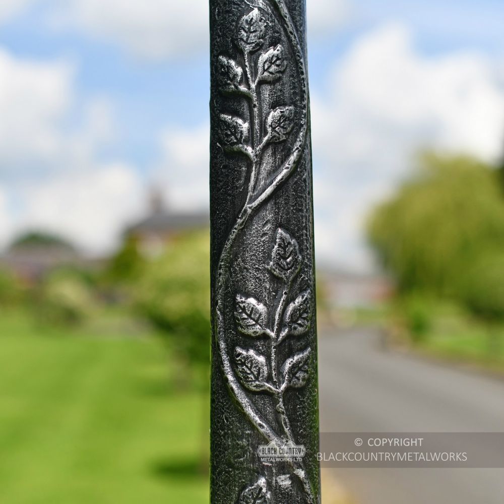 "Lord Arian" Antique Silver Ornate Gothic Cast Iron Lamp Post 2.5m ...