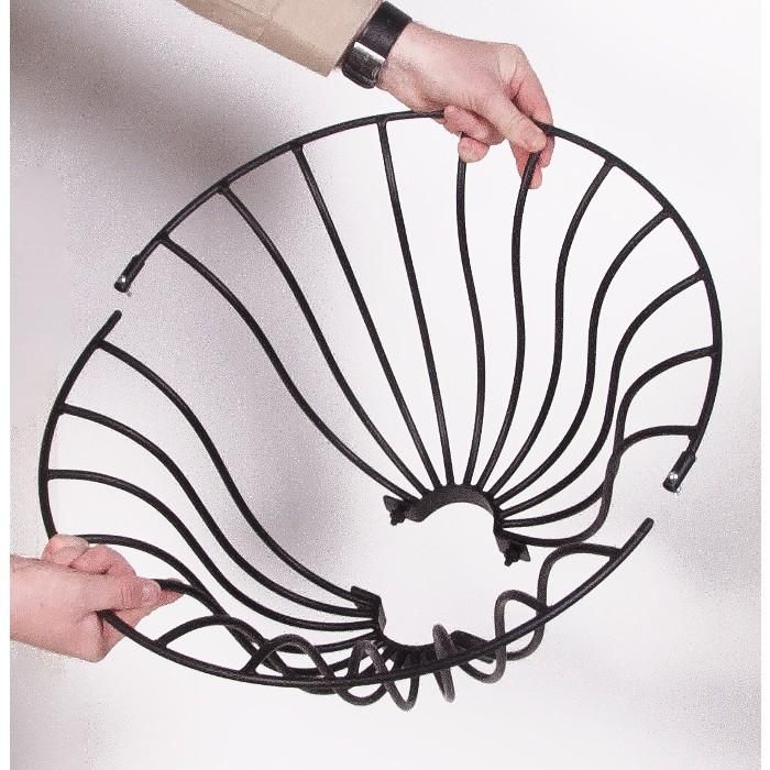 "Florentine" Design Lamp Post Basket | Black Country Metalworks