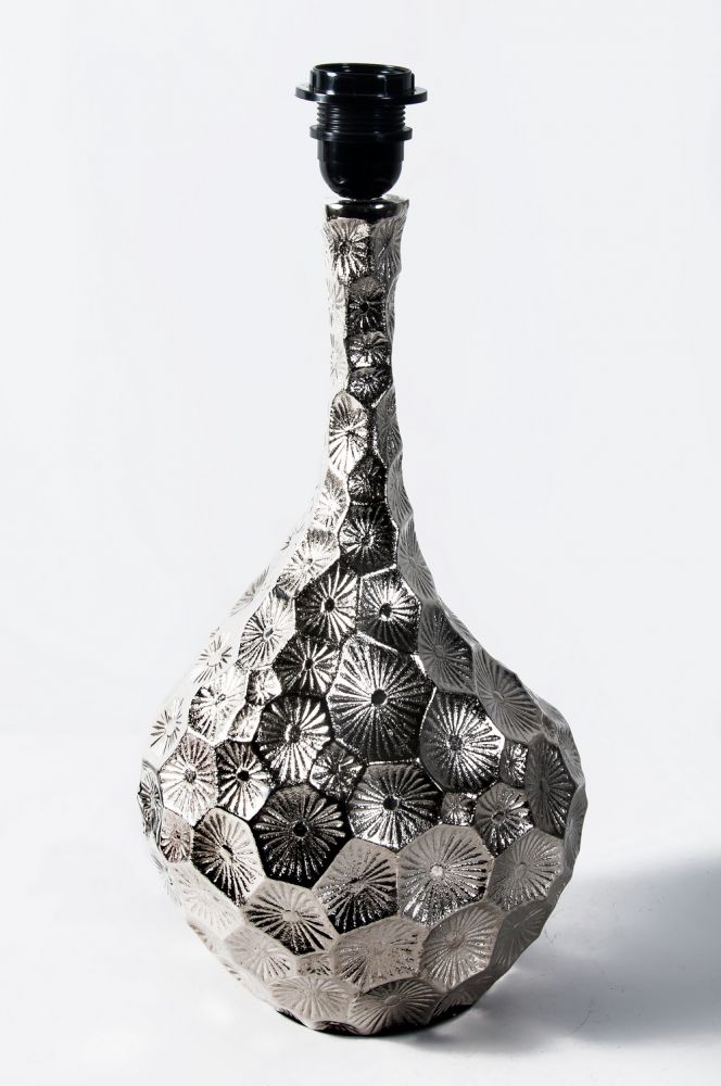 Flower Pattern Desk Lamp | Black Country Metalworks