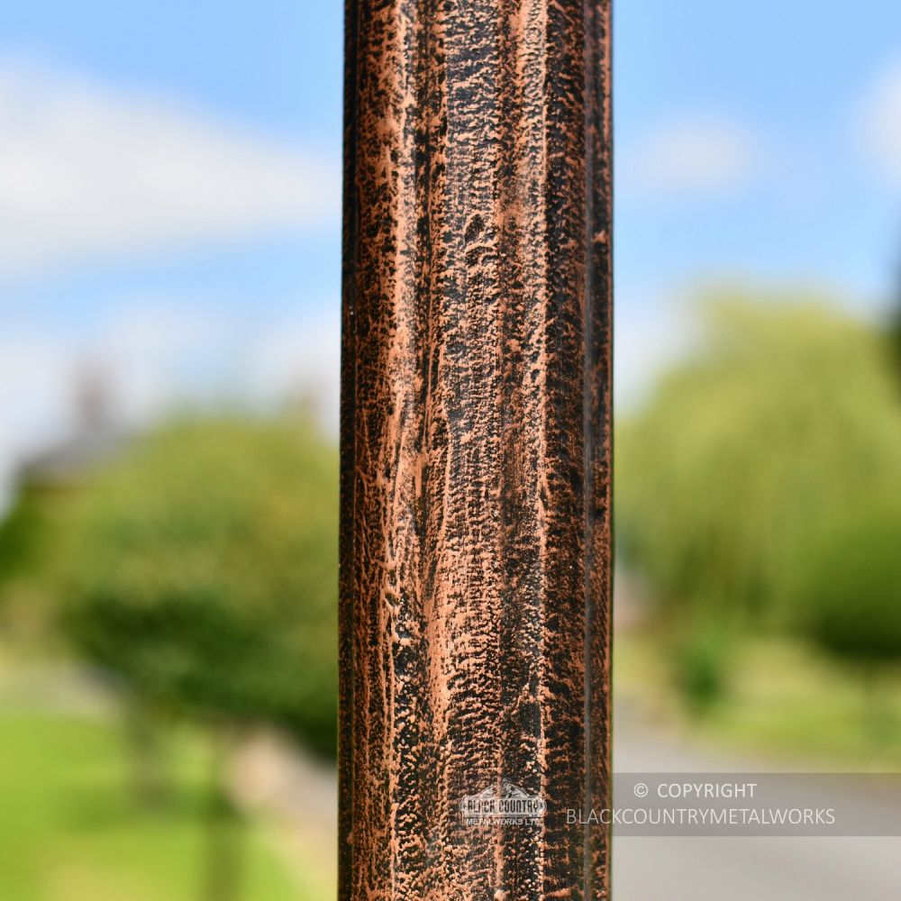 "Lady Harmonia" Copper Finish Ornate Victorian Cast Iron Lamp Post 3.5m ...