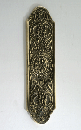 Ornate Disc Fingerplate | Black Country Metalworks