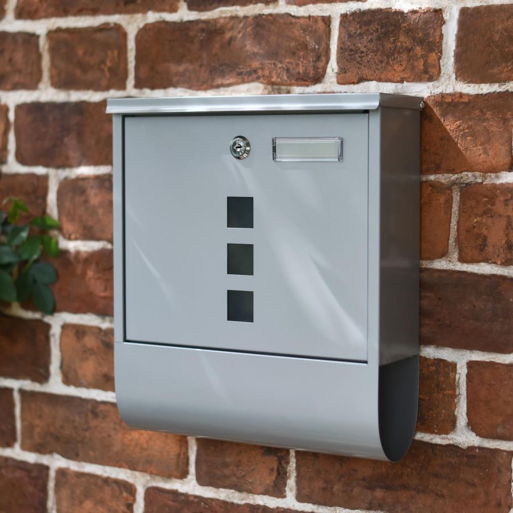 “Cityscape” Black Contemporary Post Box | Black Country Metalworks