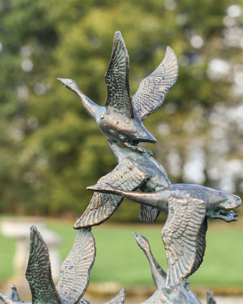 Flock of Flying Geese Garden Sculpture | Black Country Metalworks