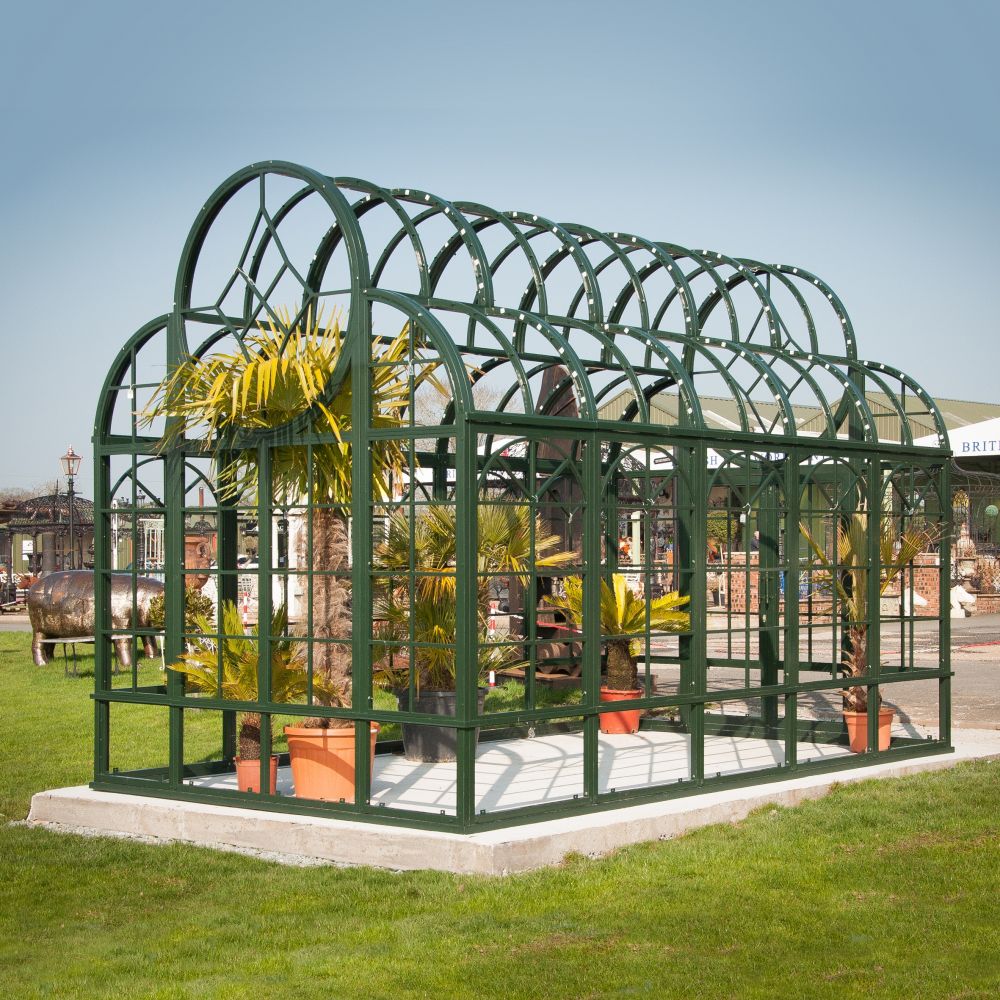 'Broagh Hall' Large Greenhouse Style Garden Gazebo | Black Country ...
