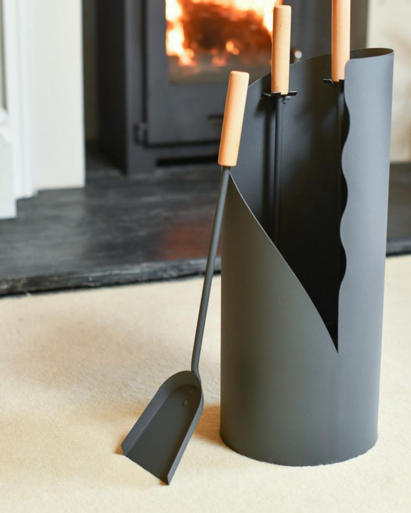 Grey Contemporary "Waves" Companion Set | Black Country Metalworks