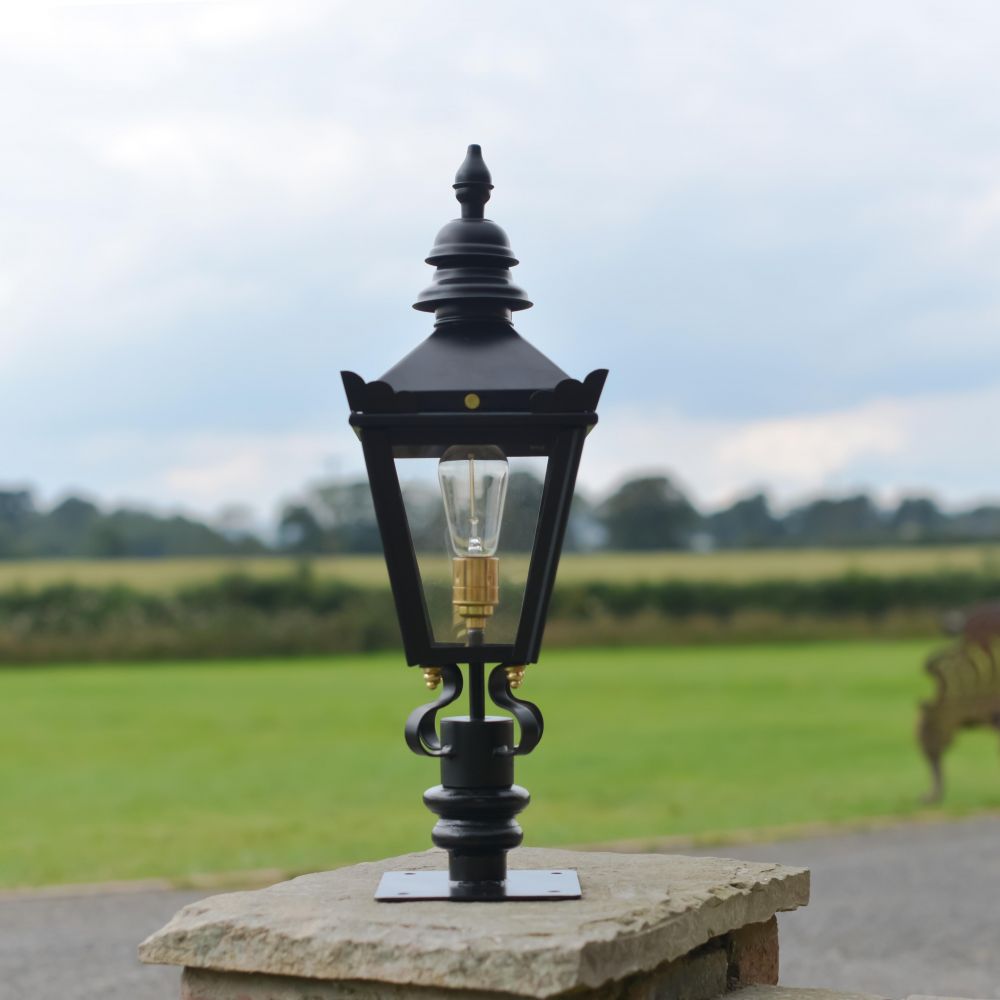 Victorian Pillar Light and Lantern Set | Black Country Metalworks