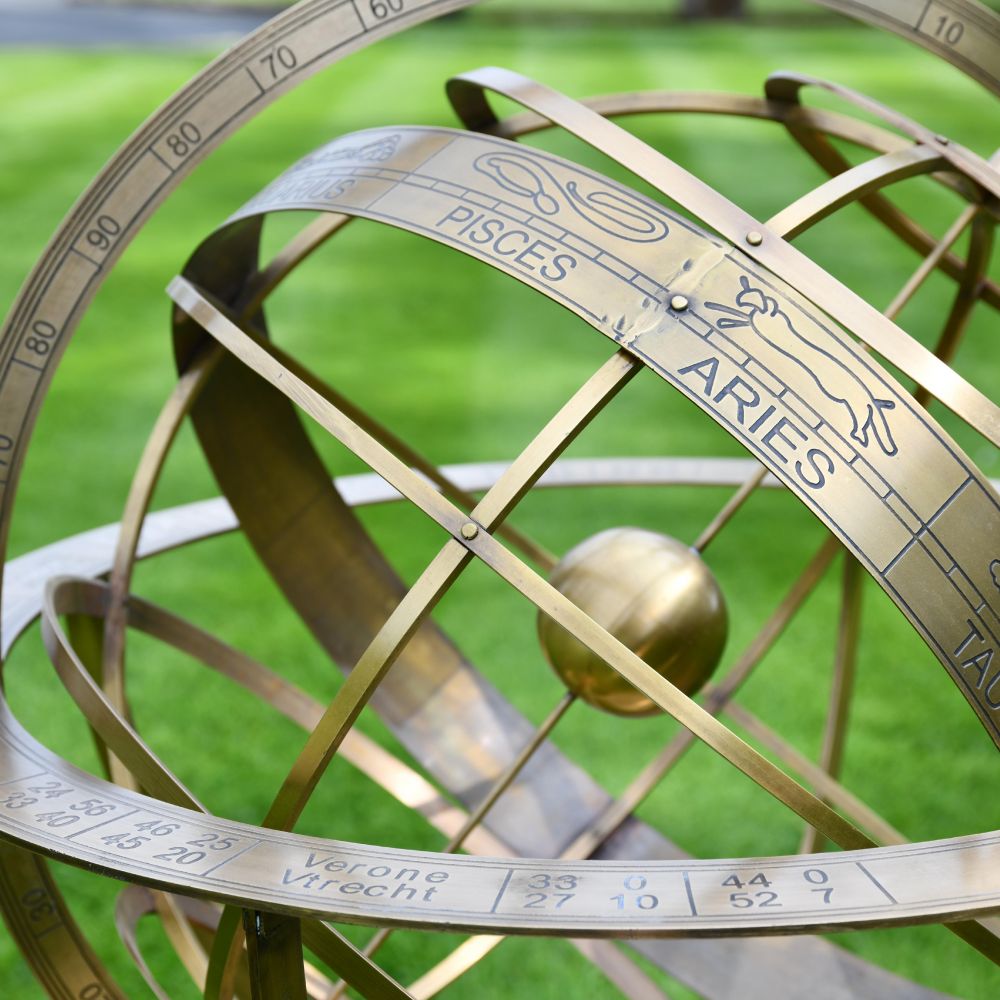 Large Celestial Armillary Sundial | Black Country Metalworks