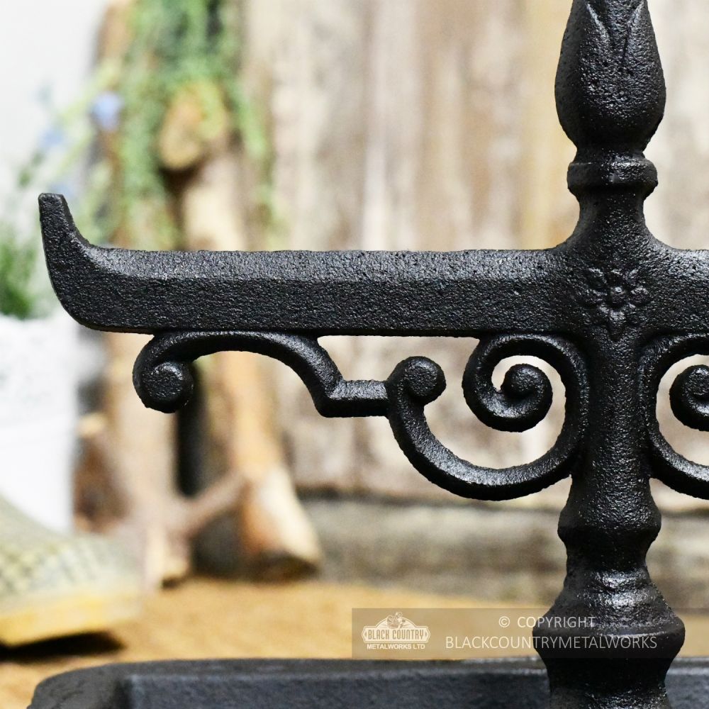 "Mosbey Hall" Cast Iron Free Standing Boot Scraper | Black Country ...