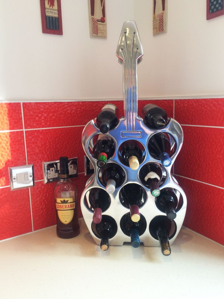 'Hendrix' Wine Rack & Wine Holder | Black Country Metalworks