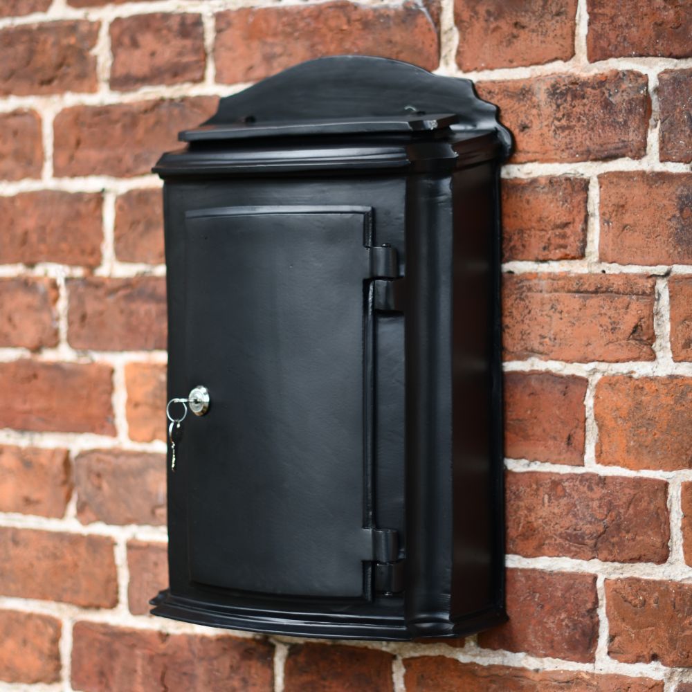 “Inkwell” Black York Post Box | Black Country Metalworks