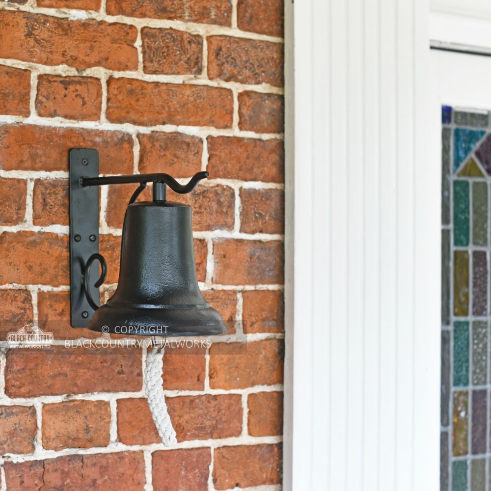Issadora Trailing Vine Wall Mounted Bell | Black Country Metalworks