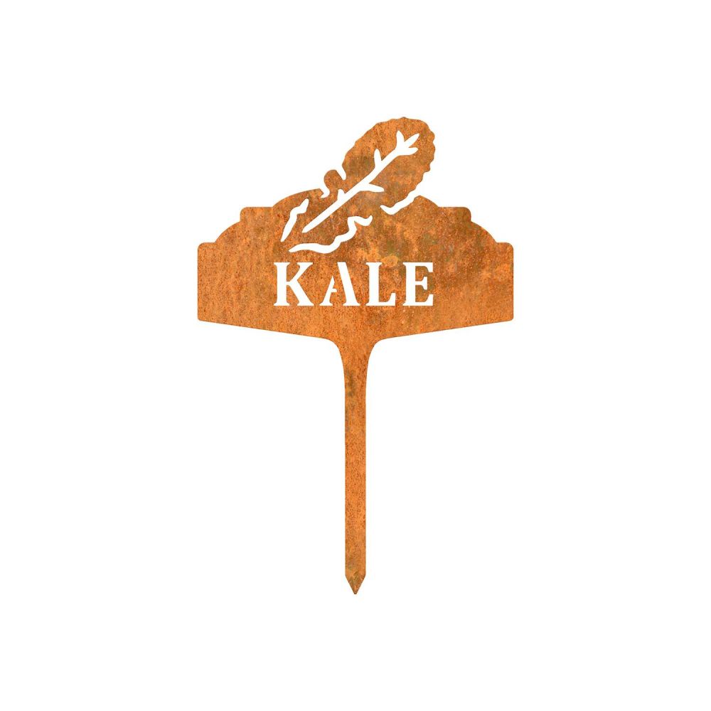 Rustic "Kale" Vegetable Label | Black Country Metalworks