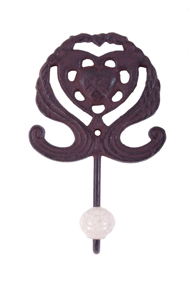 "Lady Elinor" Cast Iron Hook | Black Country Metalworks