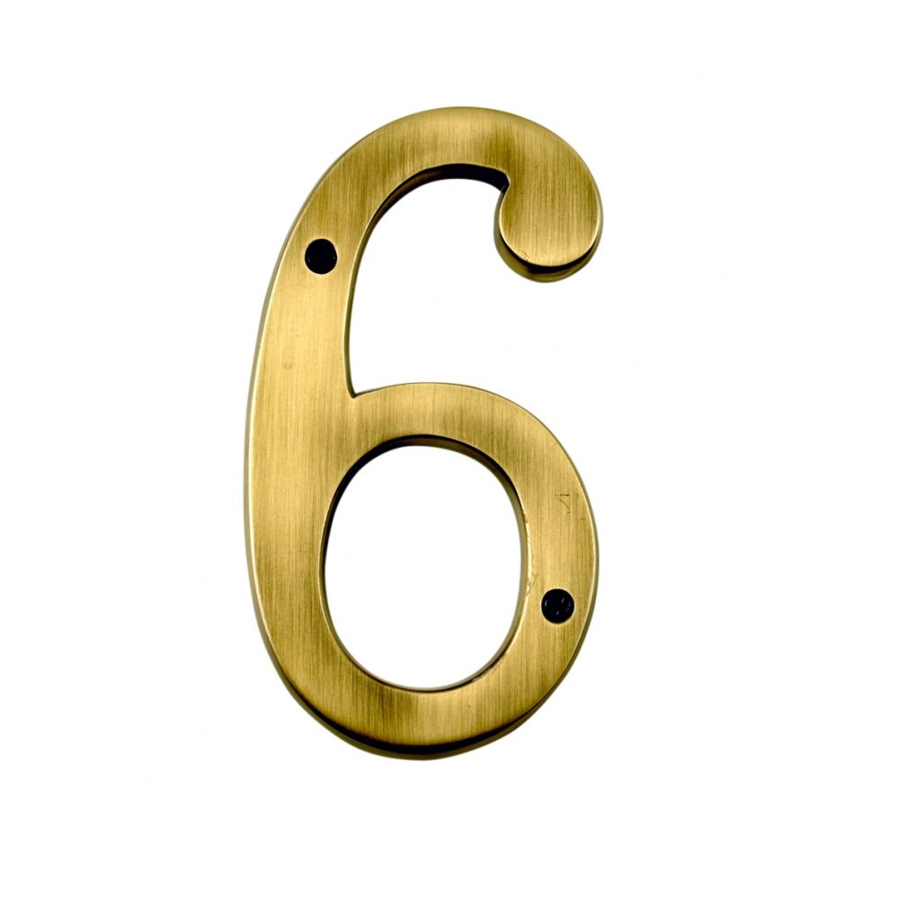 6" Numbers - Heavy Antique Big ’’N’’ Bold | Black Country Metalworks