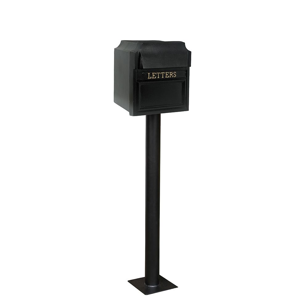 “Royal Farringdon” Black Post Box Complete With Stand | Black Country ...